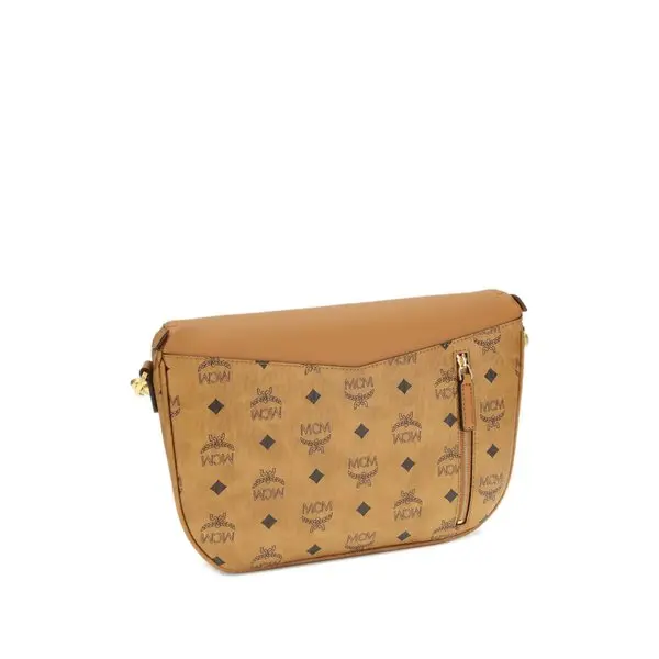 Mcm All-over Logo Print Messenger Bag