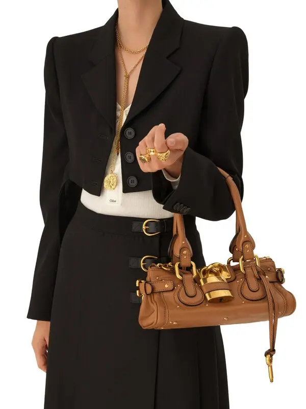Chloé Small Paddington Bag In Grained Leather