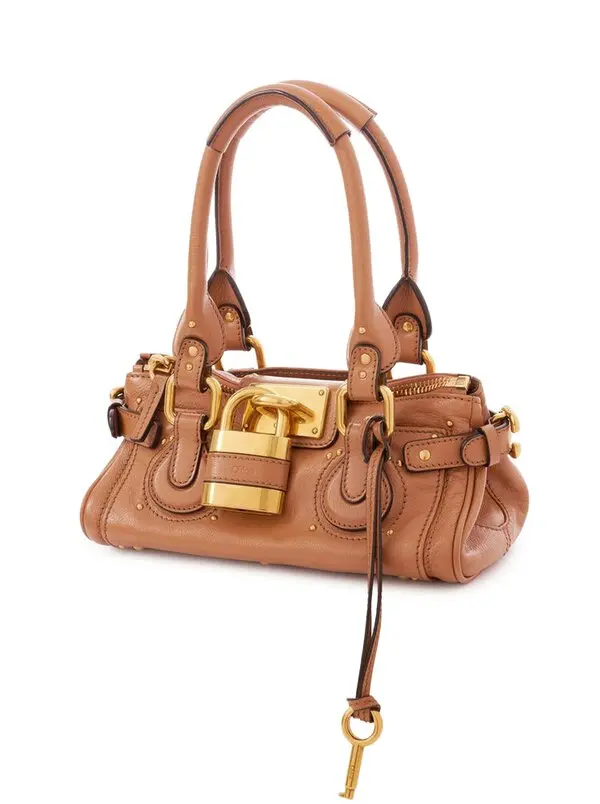 Chloé Small Paddington Bag In Grained Leather