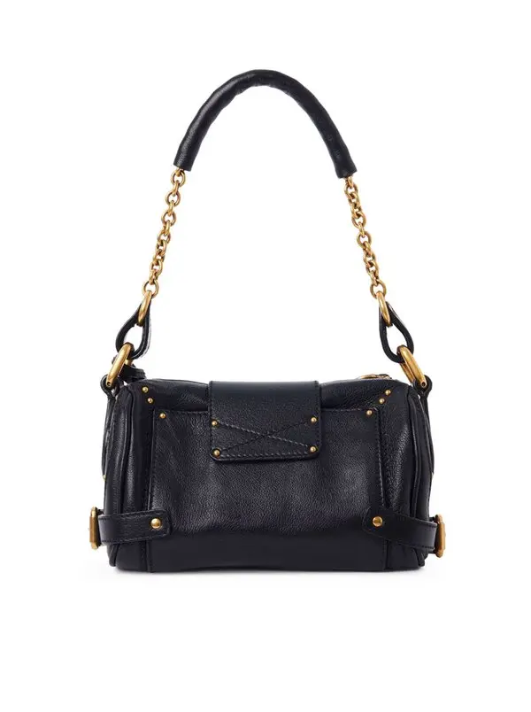 Chloé Paddington Small Leather Shoulder Bag - Black