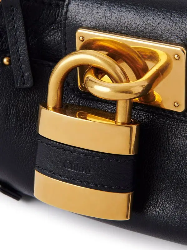 Chloé Paddington Small Leather Shoulder Bag - Black