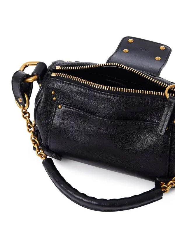 Chloé Paddington Small Leather Shoulder Bag - Black