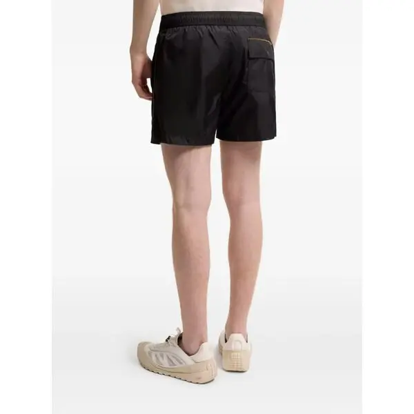 Moncler Beachwear Swim Shorts - Black