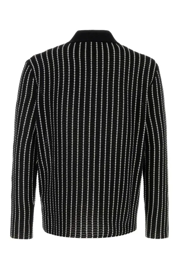 JIL SANDER Embroidered Crochet Cardigan - Multicolor