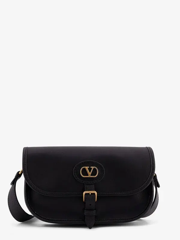 Valentino Garavani Leather Crossbody Bag With Vlogo Signature - Multicolor
