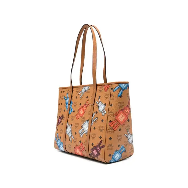 Mcm Tote Bag With Printed Detail