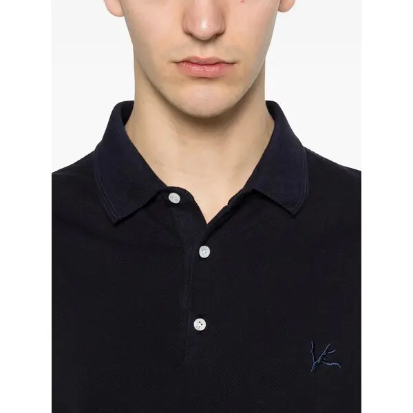 Isaia Polo Shirts - Blue