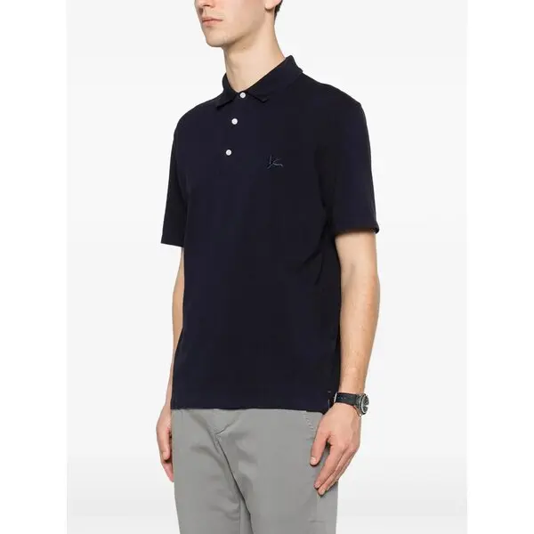 Isaia Polo Shirts - Blue