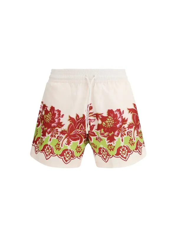 Etro Floral Print Swim Shorts - Multicolor