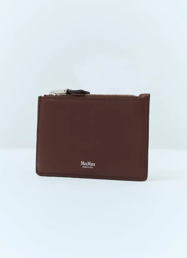 Max Mara Logo Embossed Cardholder