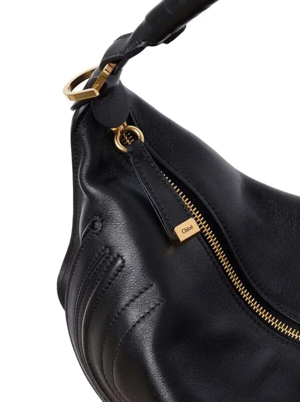 Chloé Marcie Small Shoulder Bag In Soft Leather - Multicolor