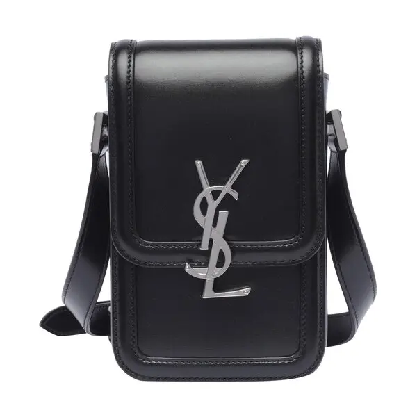 Saint Laurent Mini Solferino Satchel Bag - Black