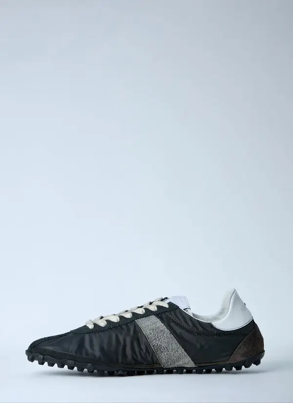 MAISON MARGIELA Leather And Suede Panel Sneakers