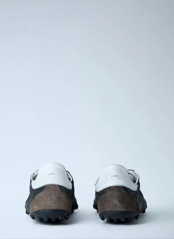 MAISON MARGIELA Leather And Suede Panel Sneakers