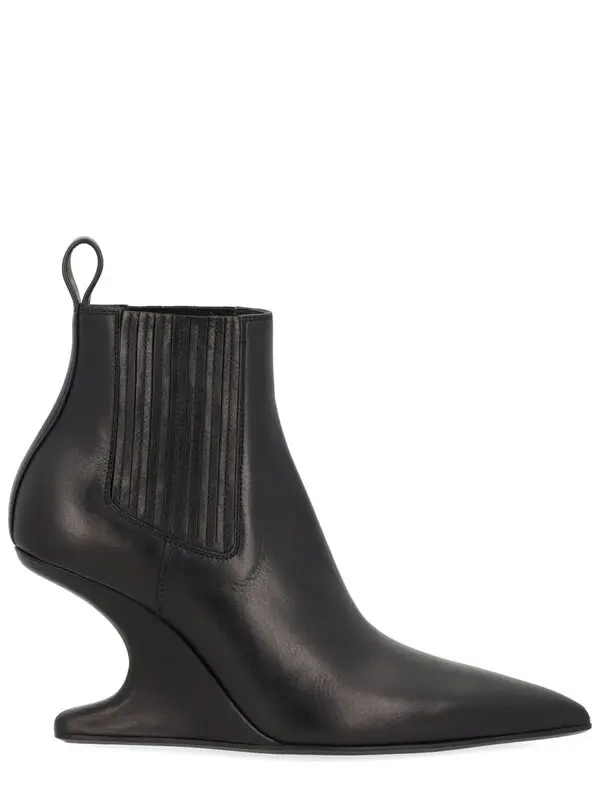 Rick Owens Ankle Sharp Boot - Black