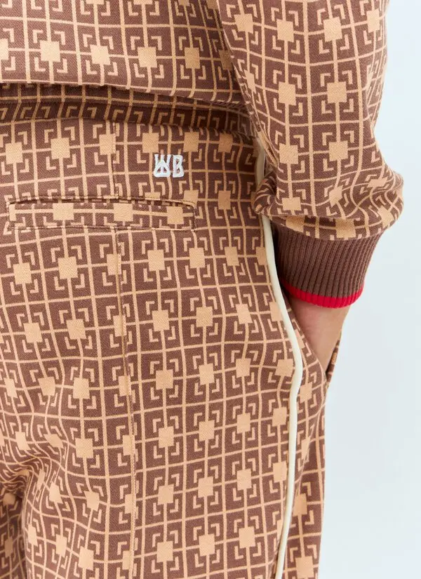 WALES BONNER Power Track Pants - Brown