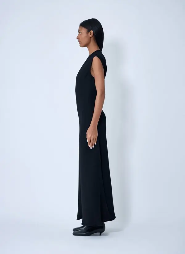 Sportmax V-neck Sleeveless Structured Dress