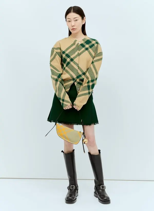 Burberry Mini Shield Sling Shoulder Bag - Green