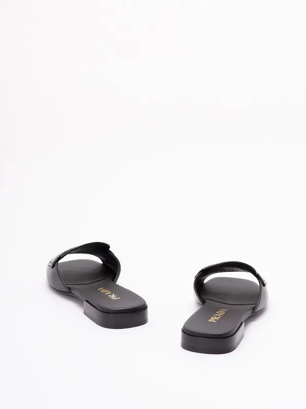 Prada Leather Slides