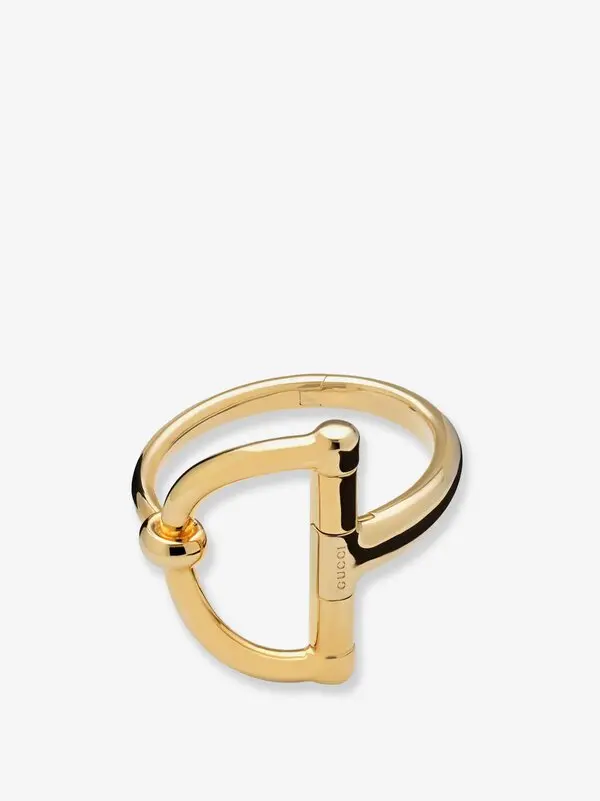 Gucci Brass Half Horsebit Bracelet - Multicolor