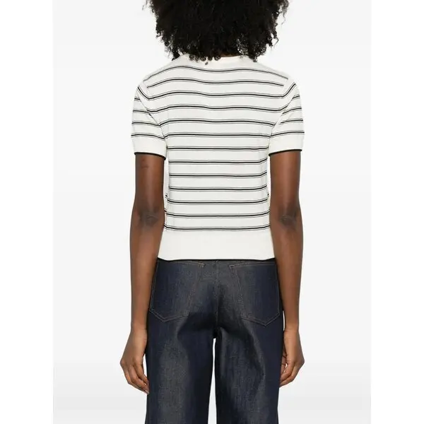 A.p.c. Striped Cotton T-shirt