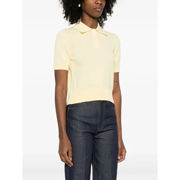 A.p.c. Cotton Polo Shirt With Button Placket