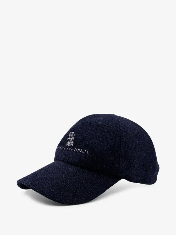 Brunello Cucinelli Silk, Linen And Wool Baseball Cap - Multicolor