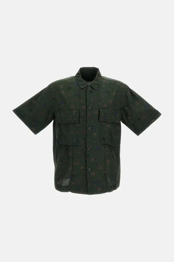 Sacai Floral Print Shirt