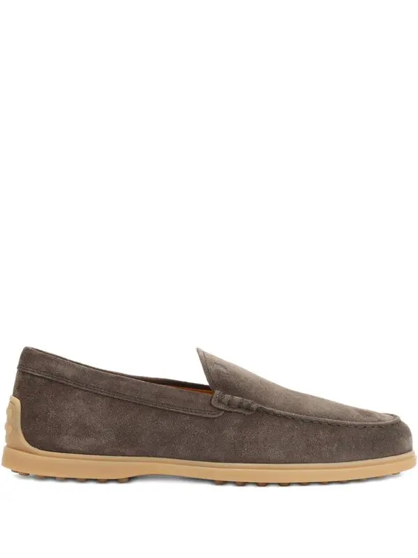 TOD'S Suede Leather Loafers - Multicolor