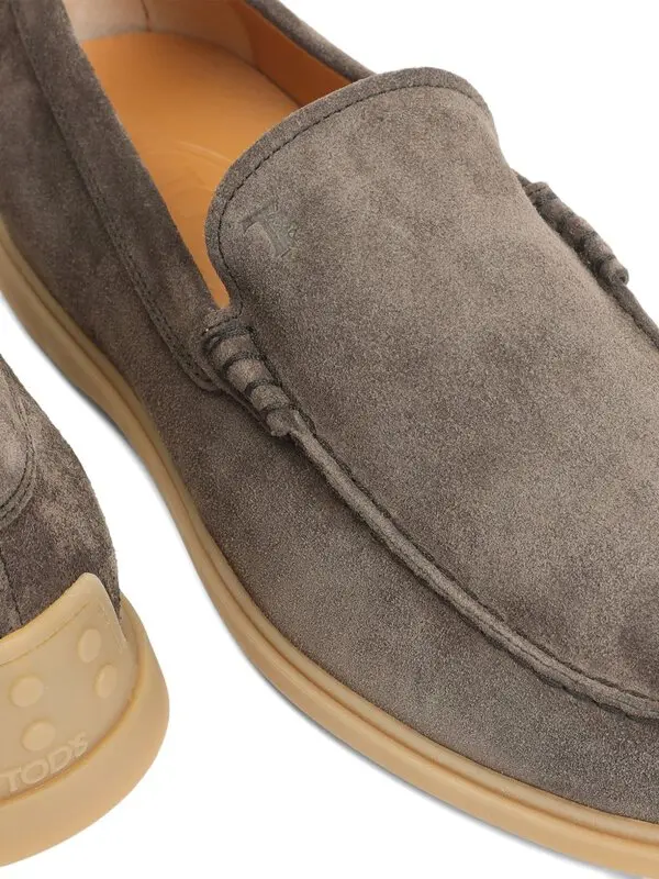 TOD'S Suede Leather Loafers - Multicolor