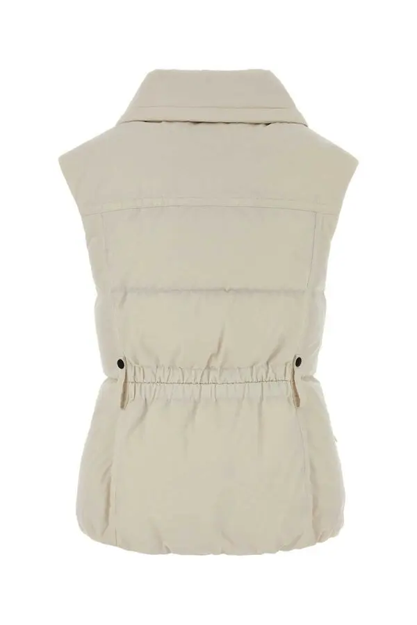 Moncler Sleeveless Down Jacket - White