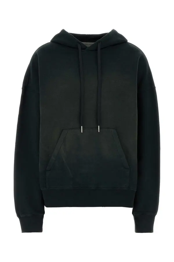 GOLDEN GOOSE Oversized Cotton Sweatshirt - Black