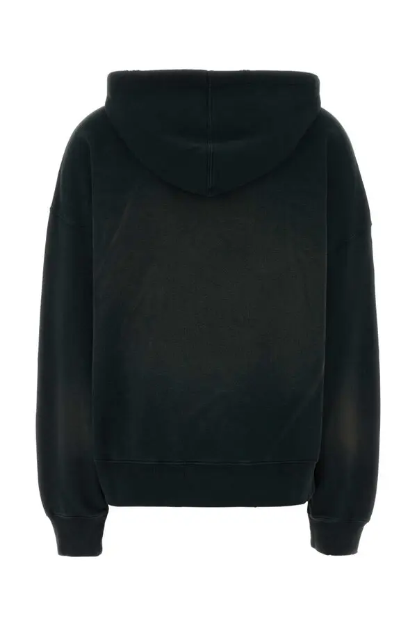 GOLDEN GOOSE Oversized Cotton Sweatshirt - Black