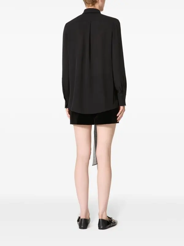 Valentino Garavani Georgette Shirt With Tie Detail