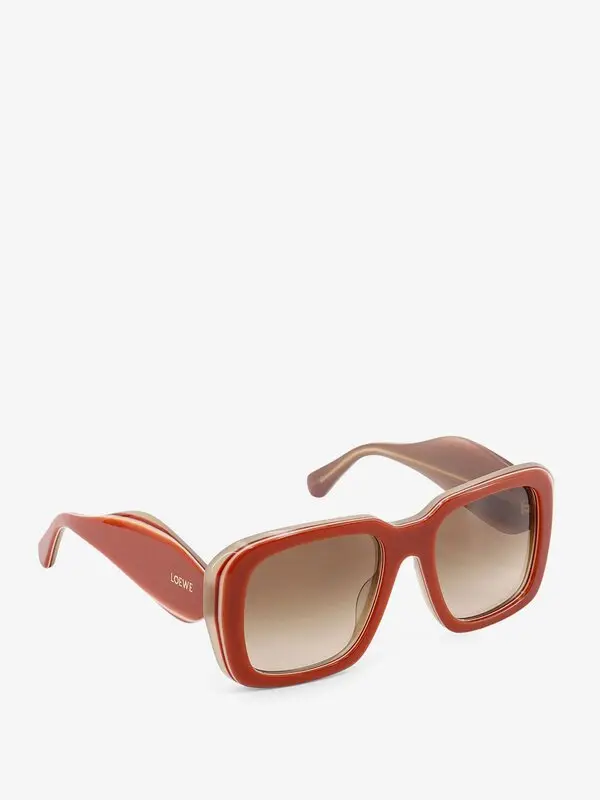 Loewe Sierra Square Sunglasses - Multicolor