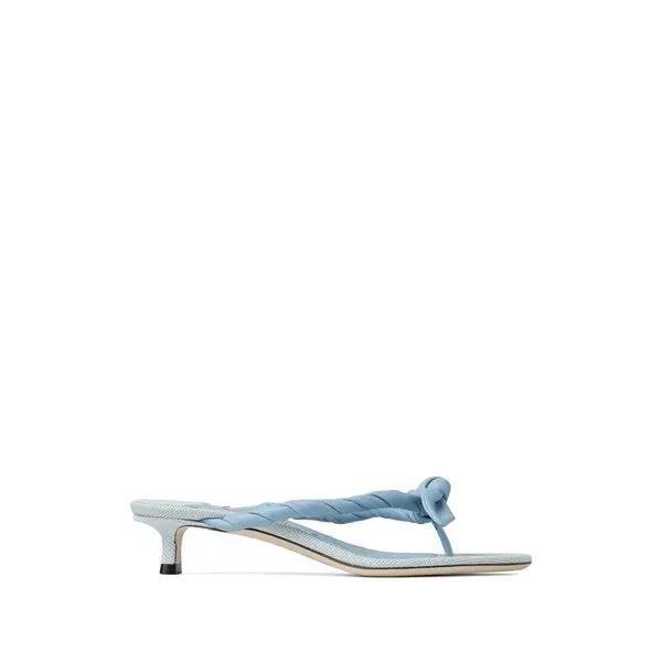 JIMMY CHOO Braided Knot Detail Sandals