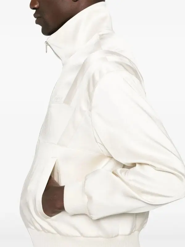 Saint Laurent Full Zip Stand Collar Sweatshirt