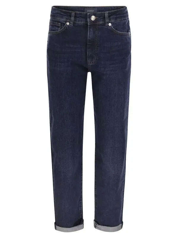 Sportmax Navata" Perfect Fit Boyfriend Jeans - Multicolor