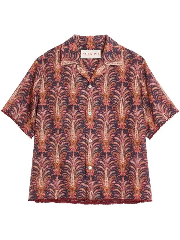 Valentino Garavani Voyage Imaginaire` Bowling Shirt - Multicolor