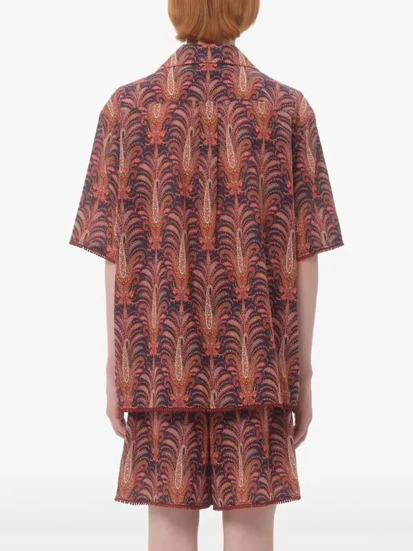 Valentino Garavani Voyage Imaginaire` Bowling Shirt - Multicolor