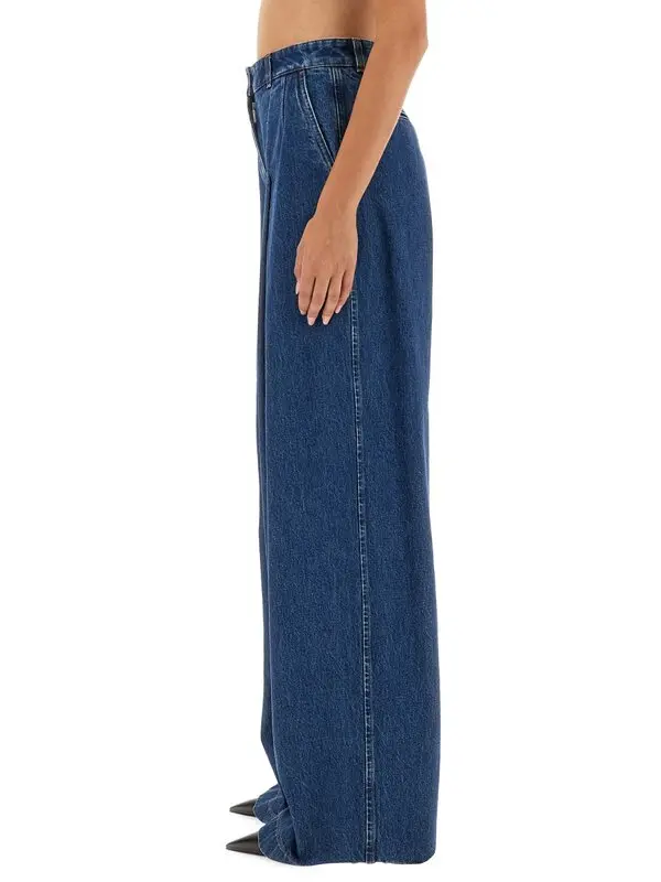 Dolce & Gabbana Wide Leg Denim Pants