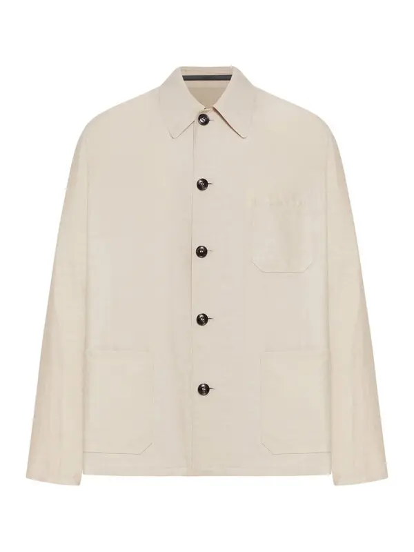 Giorgio Armani Linen Blend Blouson