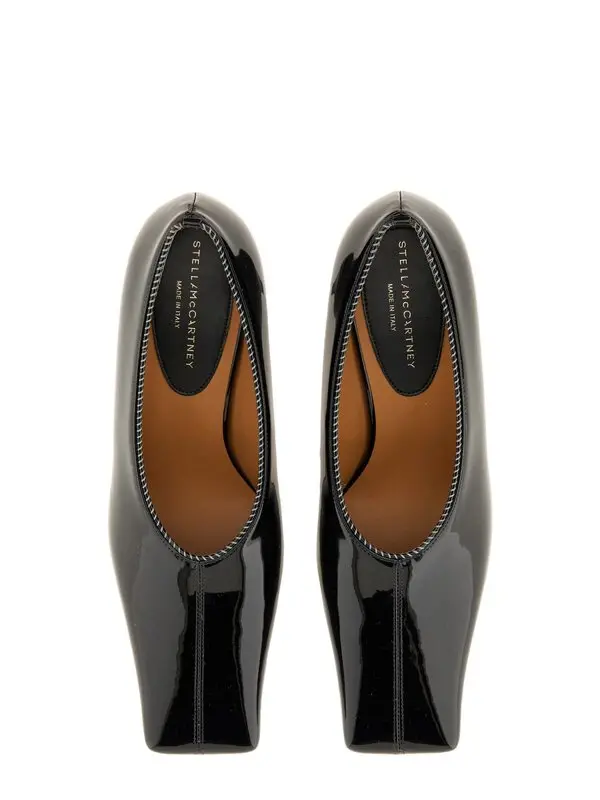 Stella McCartney Square Toe Pump - Black