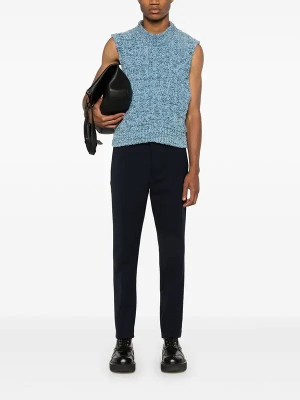 Prada Gabardine Tailored Pants - Multicolor