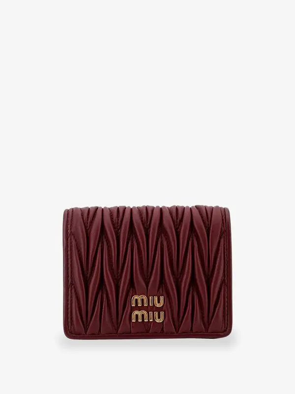 Miu Miu Quilted Leather Wallet