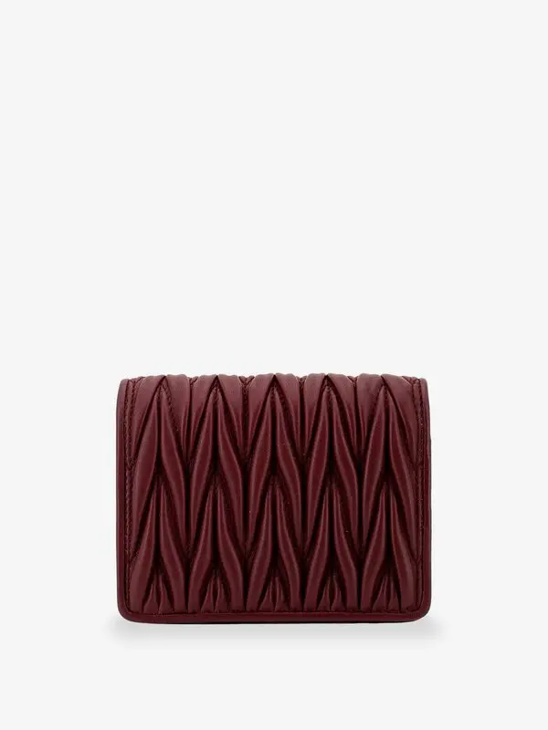 Miu Miu Quilted Leather Wallet