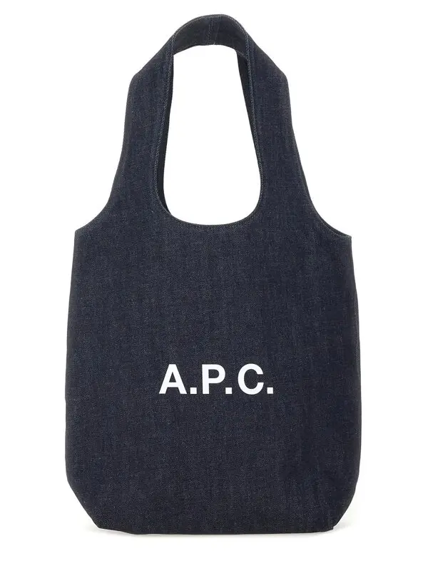 A.p.c. Ninon Small Tote Bag - Blue