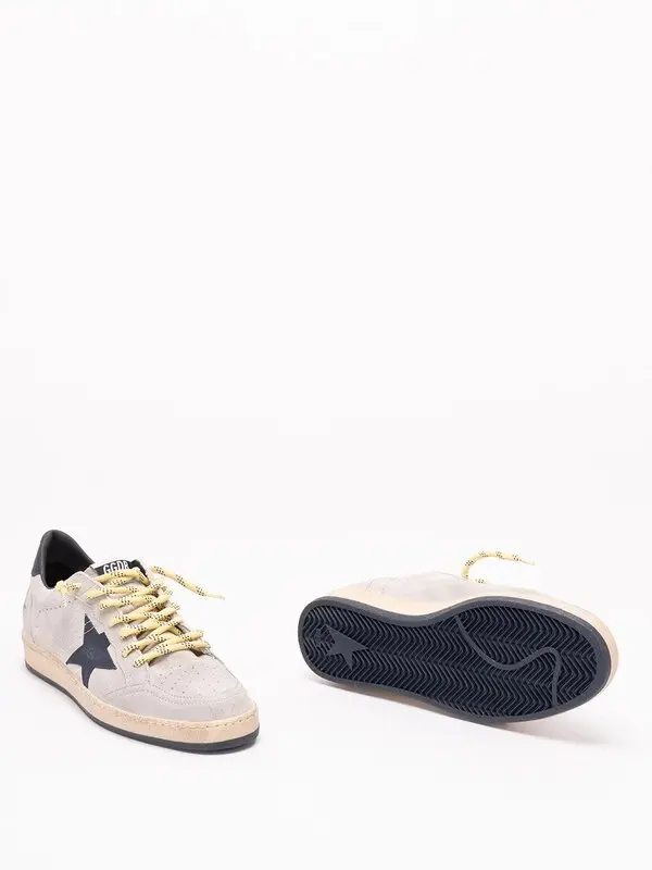 GOLDEN GOOSE Ballstar Sneakers In Sheepskin - Multicolor