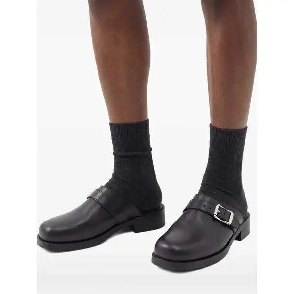 Our Legacy Leather Penny Strap Loafers