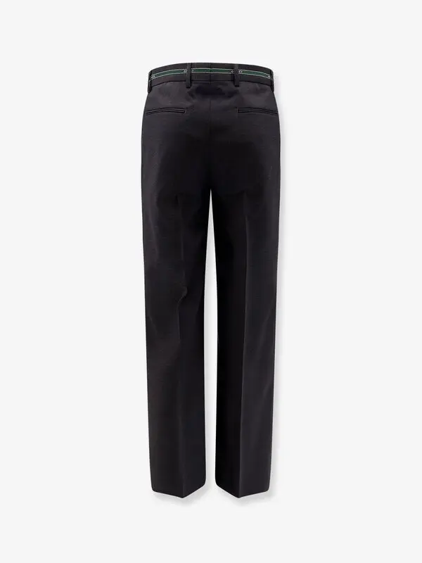 Gucci Wool Trousers With Detail - Multicolor